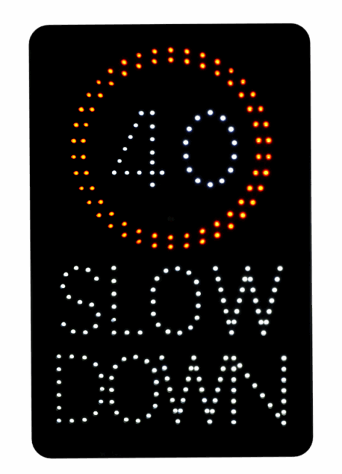 Pole Mounted Speed Indication Signs | Roadside Technologies